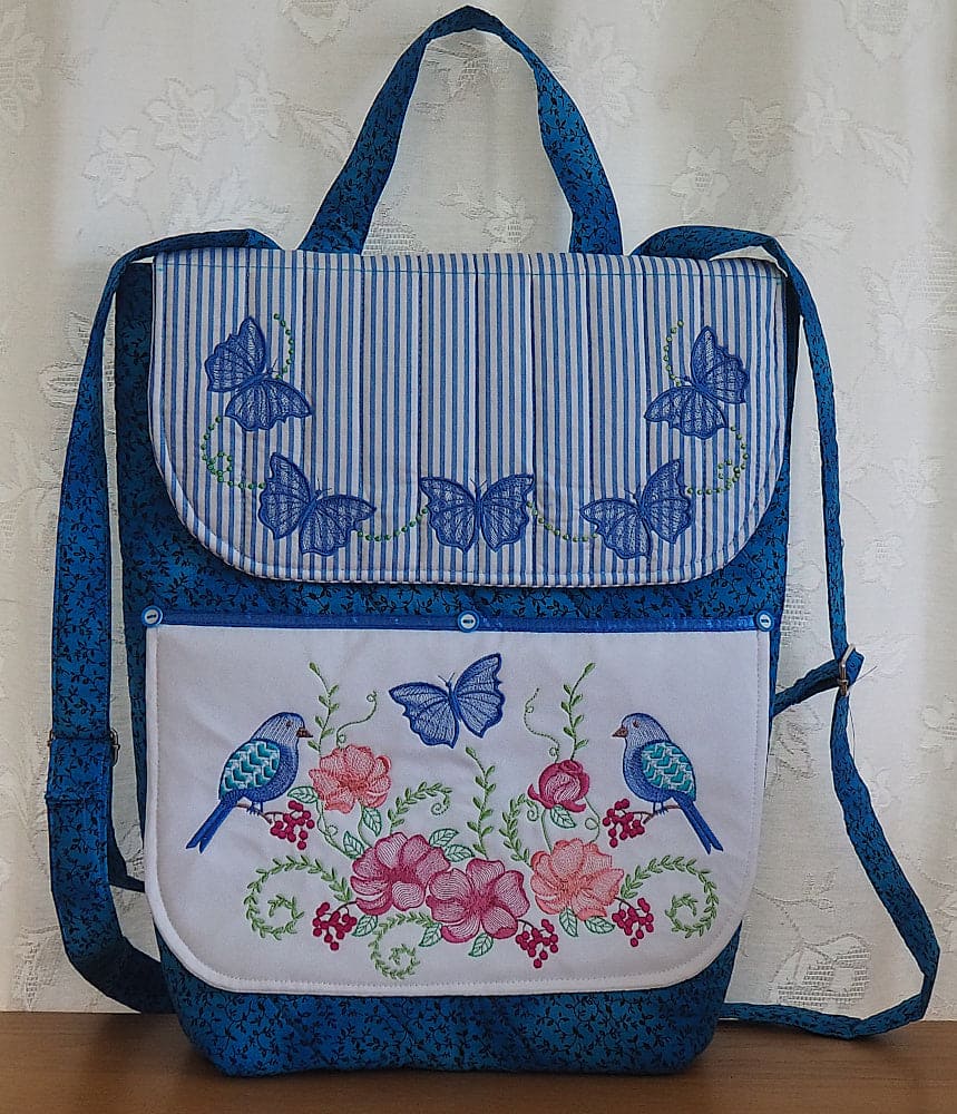 Butterflies and Birds Backpack – Enchanting Designs