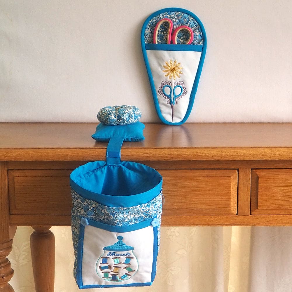 Daisy Thread Catcher and Scissor Keep – Enchanting Designs