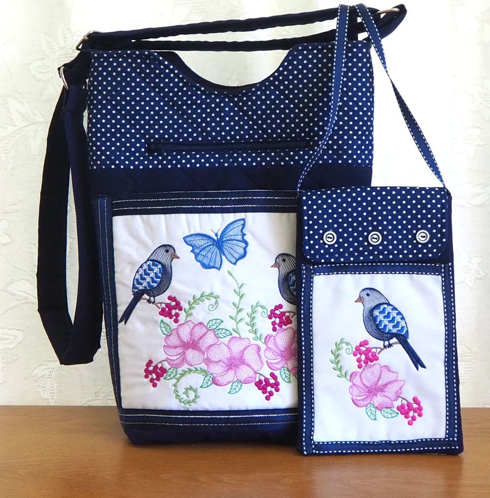 Bundle Pretty Birds Crossbody and Floral Sweet Pea Bags – Enchanting ...