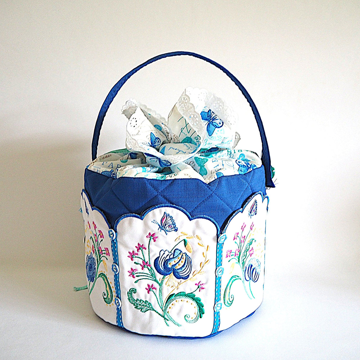 Antique Sewing Caddy – Enchanting Designs