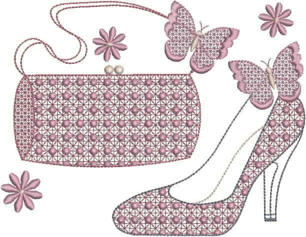 Ooh La La Shoe Set 5 x 7 $ 6 x 10 Combo – Enchanting Designs