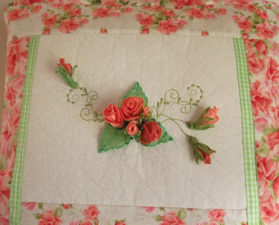 Rosebud Cushion – Enchanting Designs