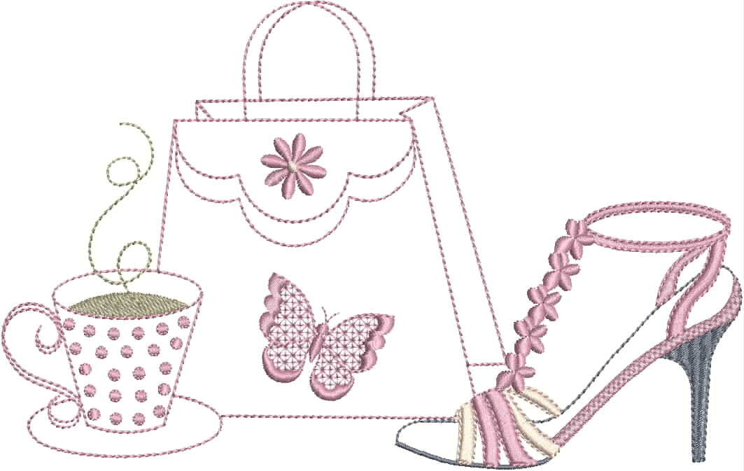 Ooh La La Shoe Set 5 x 7 $ 6 x 10 Combo – Enchanting Designs